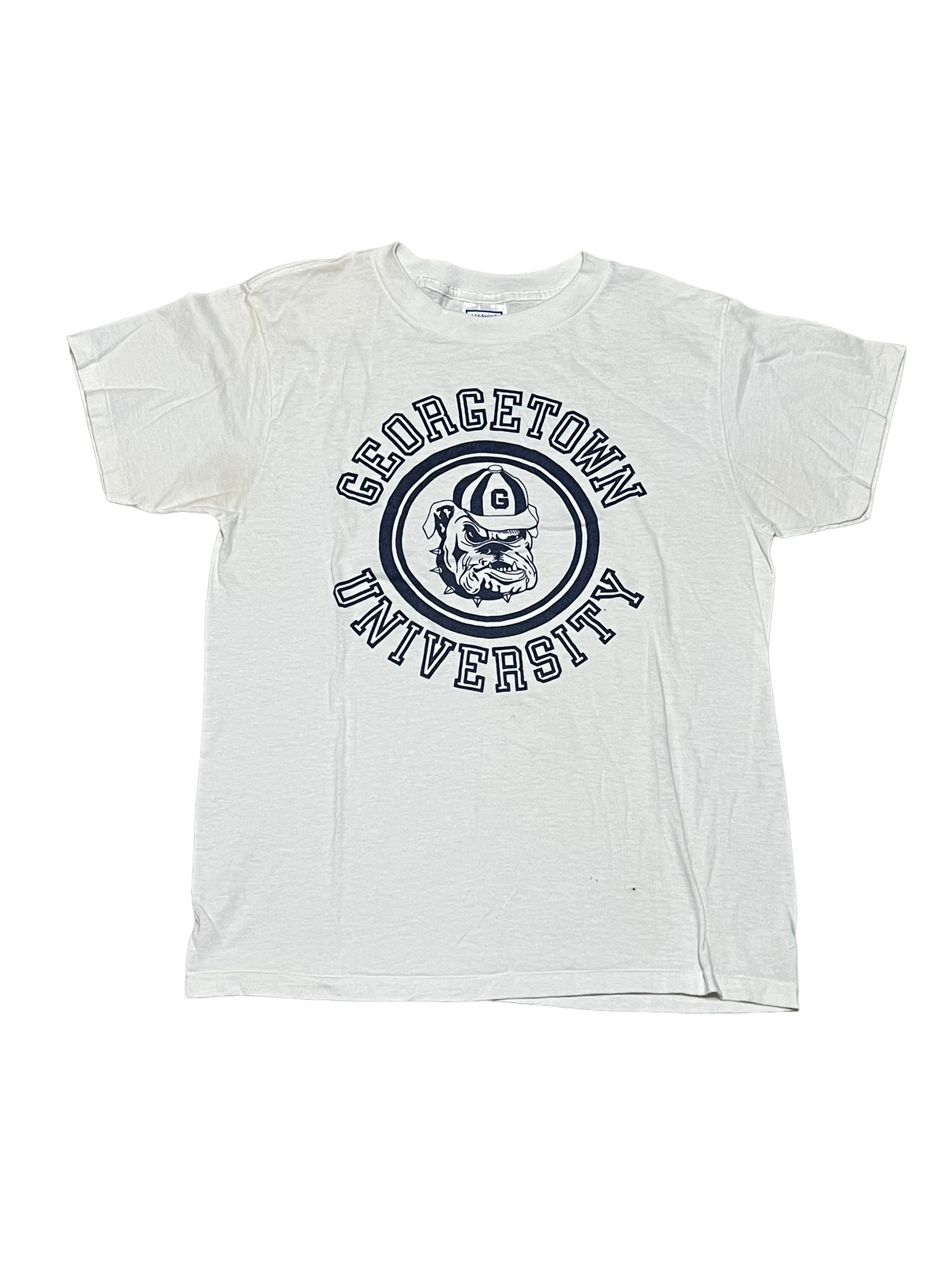Vintage 80s Georgetown Bulldogs T Shirt – Highland Throwbacks